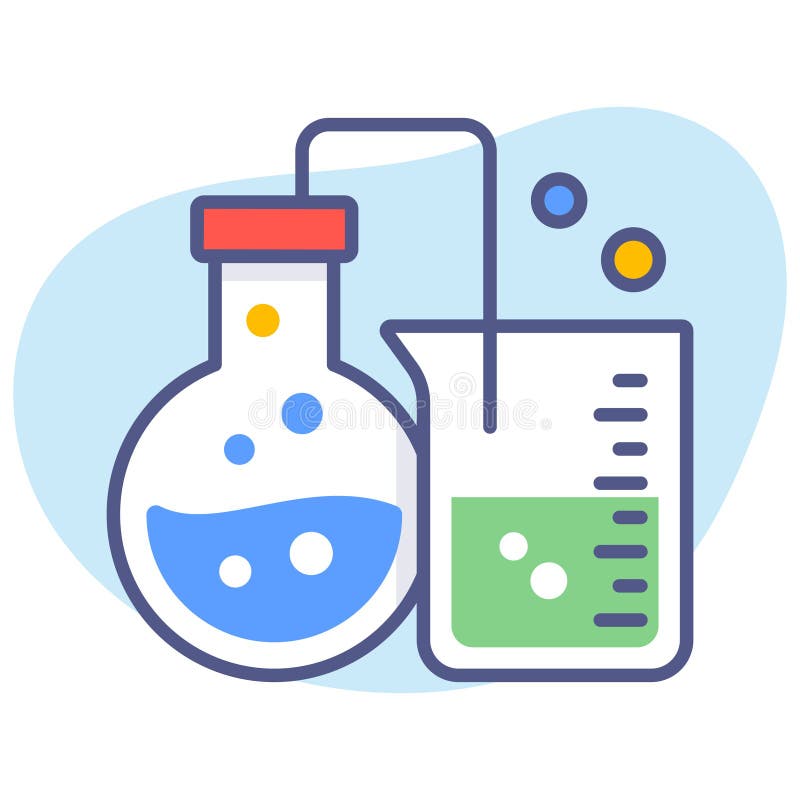 Laboratory, Flask Modern Concepts Flat Design, Premium Quality Vector ...