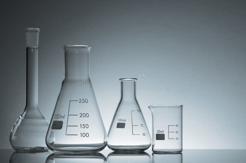 Laboratory flasks stock photo. Image of pharmacology - 12624368