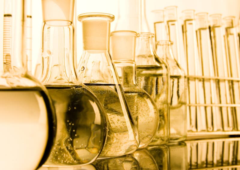 Laboratory glass stock image. Image of experiment, gown - 3234919