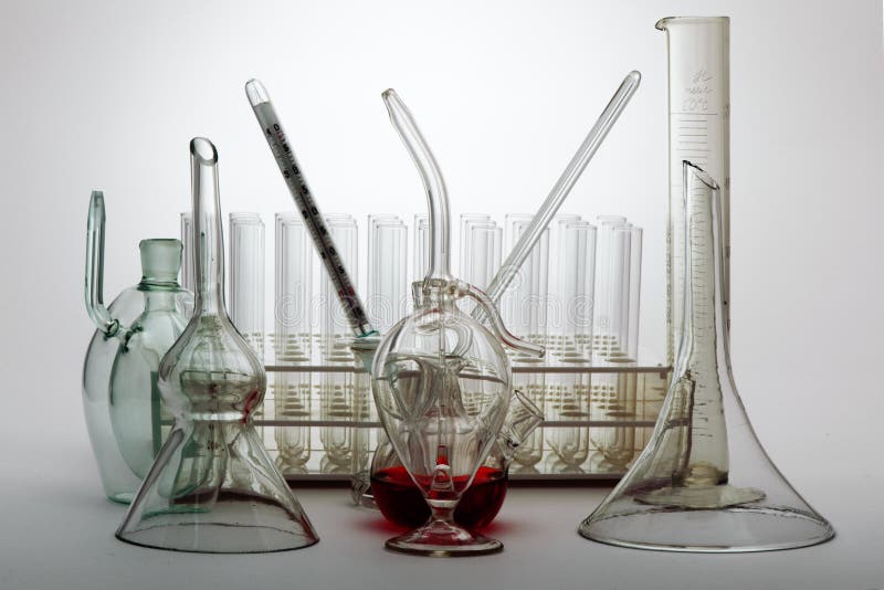 Laboratory glass stock image. Image of bottle, reflection - 7512309