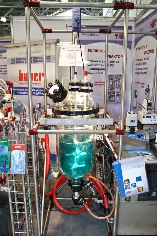 Laboratory Glass Chemical Reactor Tirit Editorial Stock Image - Image ...