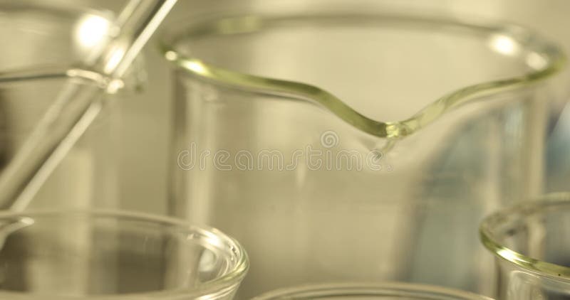 Laboratory Glass Clean Empty Test Tubes Concept Stock Video - Video of ...