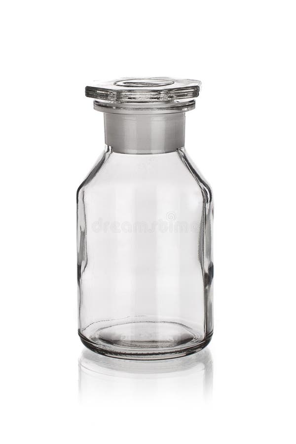 Laboratory Glass U Tube Isolated on White Stock Image - Image of fluid ...