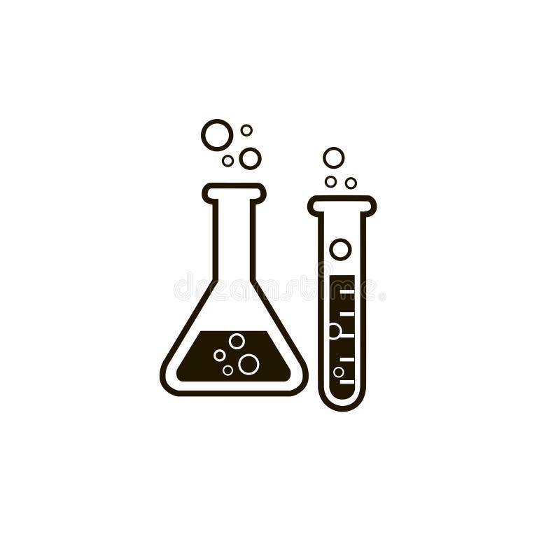 Laboratory glass stock illustration. Illustration of chemical - 4869671