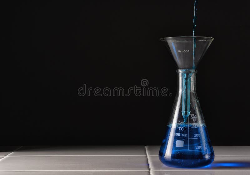 Vessel in a laboratory stock image. Image of experiment - 33498975