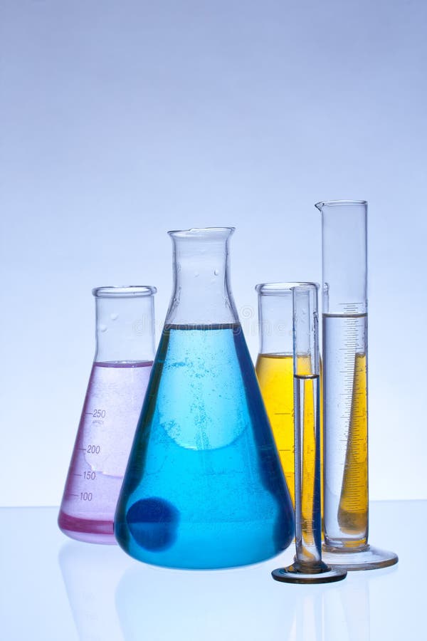 stock image. Image of measurements, green, glass, dyes - 12777275