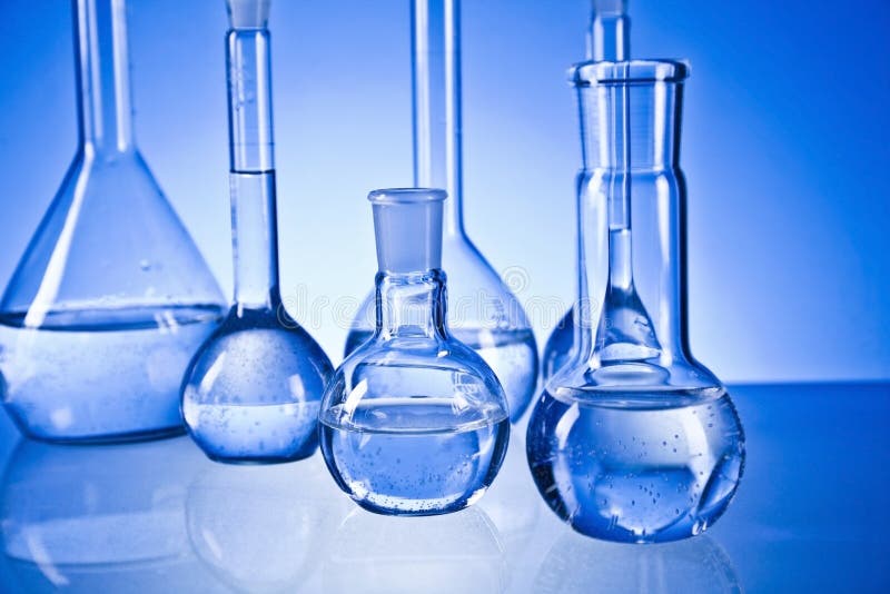 Laboratory Equipment in Science Research Lab Stock Image - Image of ...