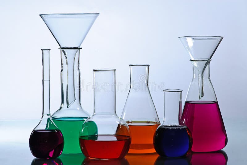 Laboratory glassware stock photo. Image of sample, equipment - 7428332