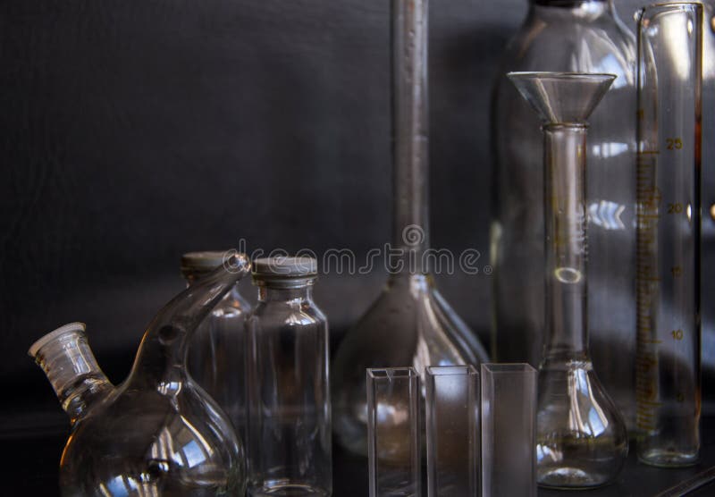 Laboratory Glassware Chemistry Lab Concept Stock Photo - Image of ...