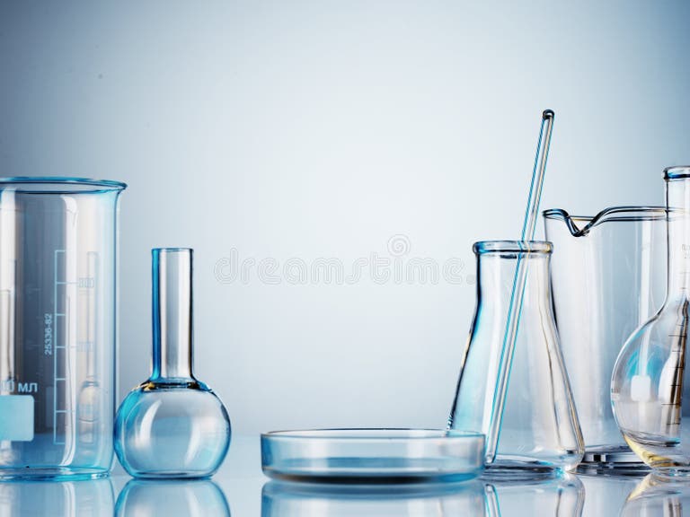Laboratory glassware stock image. Image of medicine, industry - 33407215