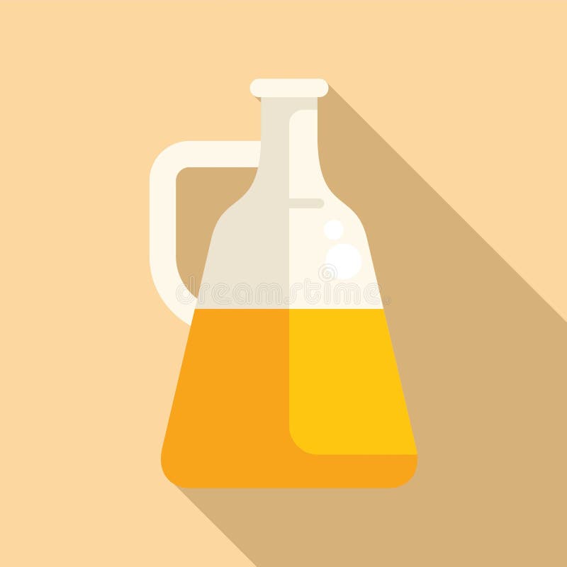 Laboratory Glassware Containing Orange Liquid with Bubbles Forming ...