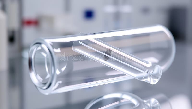 Laboratory Glassware Cylinder in Science Lab for Experiments and ...