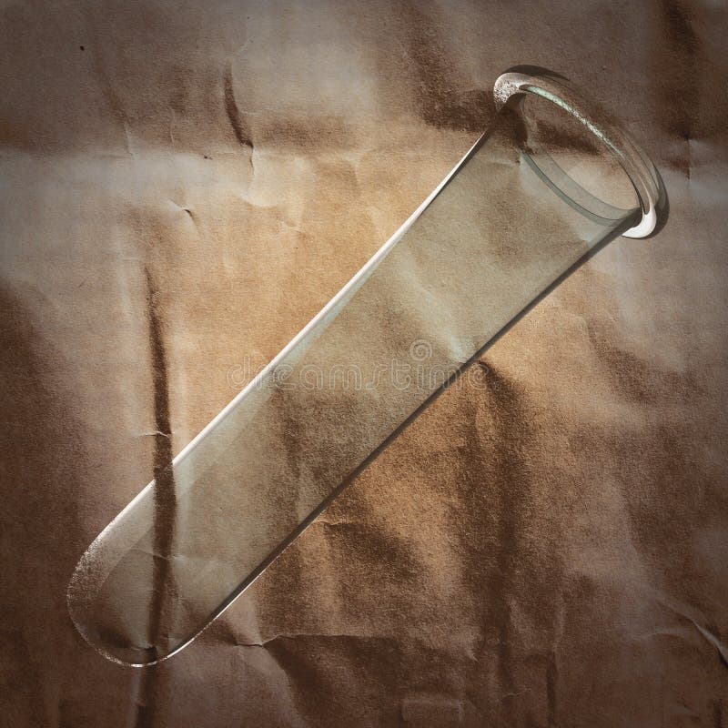 Laboratory Glassware Painted on Paper Stock Image - Image of medical ...