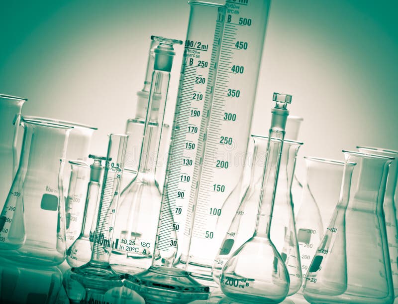 Laboratory glassware stock image. Image of flask, chemical - 39301541