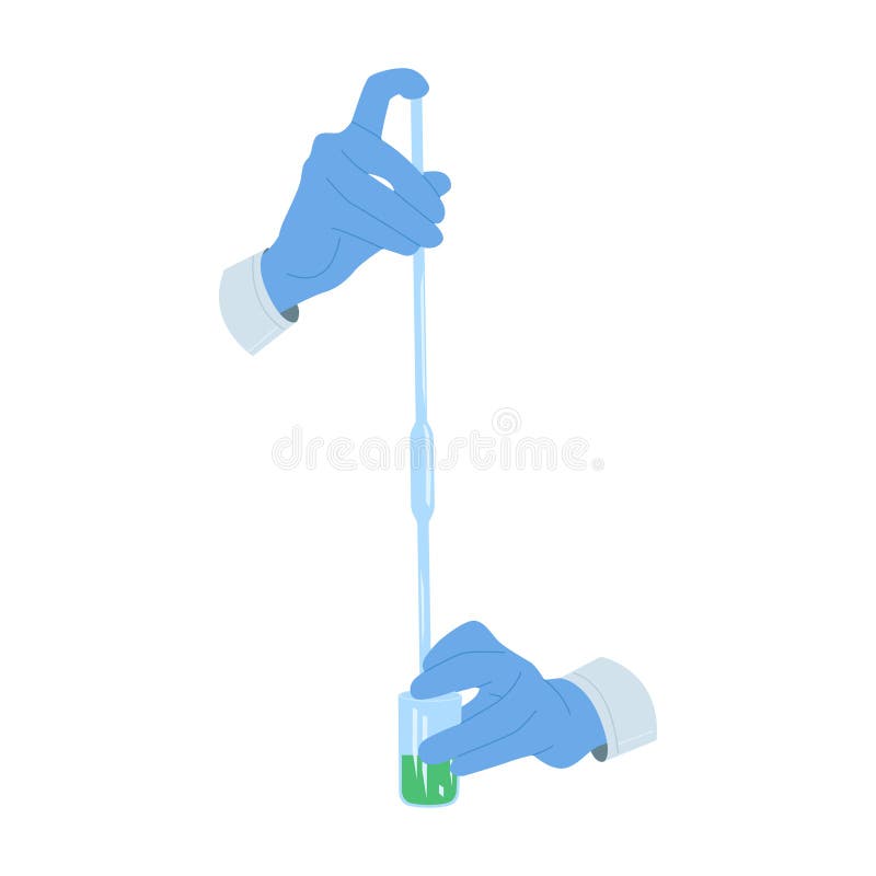 Laboratory Hands Skillfully Using a Pipette for Accurate and Precise ...