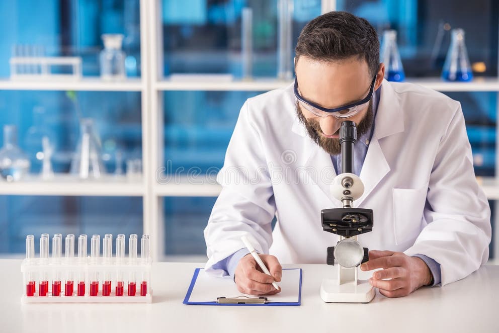 Laboratory stock image. Image of liquid, equipment, male - 53049353