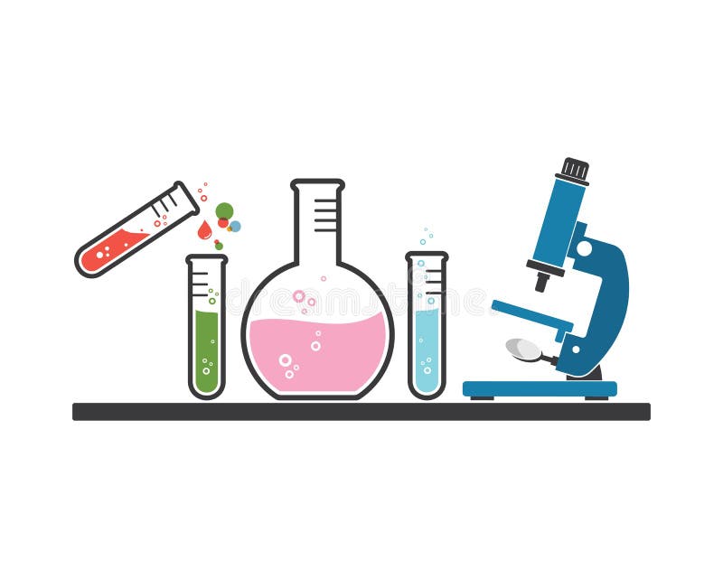 Laboratory Icon Logo Vector Illustration Design Stock Vector ...