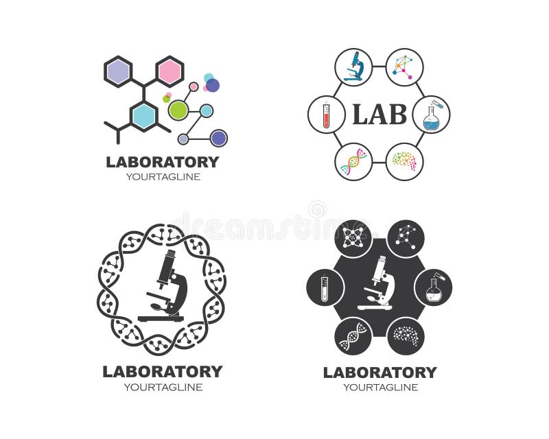 Laboratory Icon Logo Vector Illustration Design Stock Vector ...