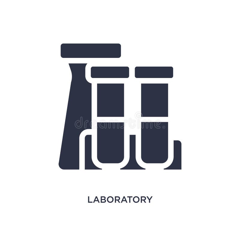 Laboratory Icon in Different Style Vector Illustration. Two Colored and ...
