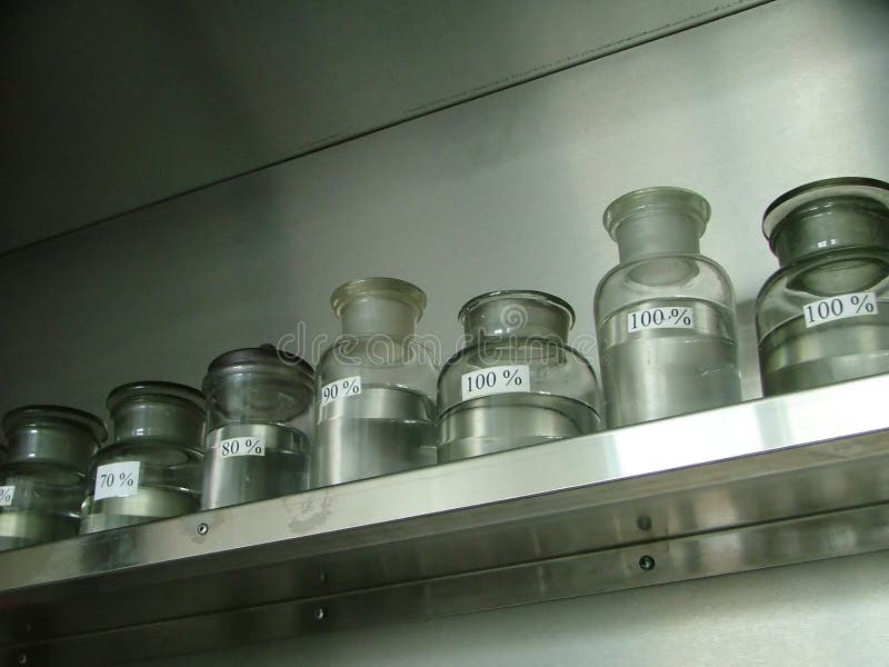 Old Apothecary Cabinet with Storage Jars Stock Image - Image of empty ...