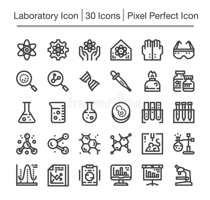 DNA molecule icon set stock vector. Illustration of helix - 89085803