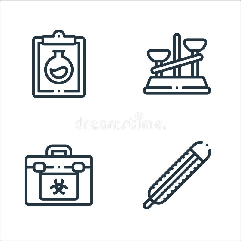 Biomedical Waste Linear Symbol Stock Illustrations – 94 Biomedical ...