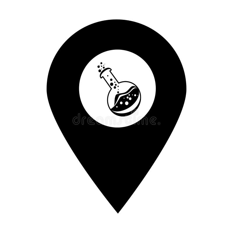 Laboratory Location Map Pin Pointer Icon. Element of Map Point for Mobile Concept and Web Apps ...