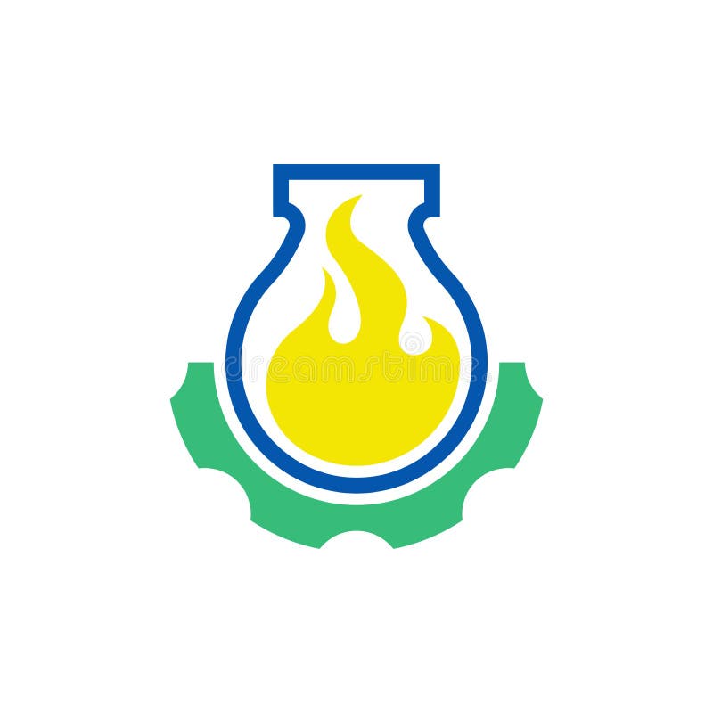 Laboratory Logo Design Concept Stock Illustration - Illustration of ...