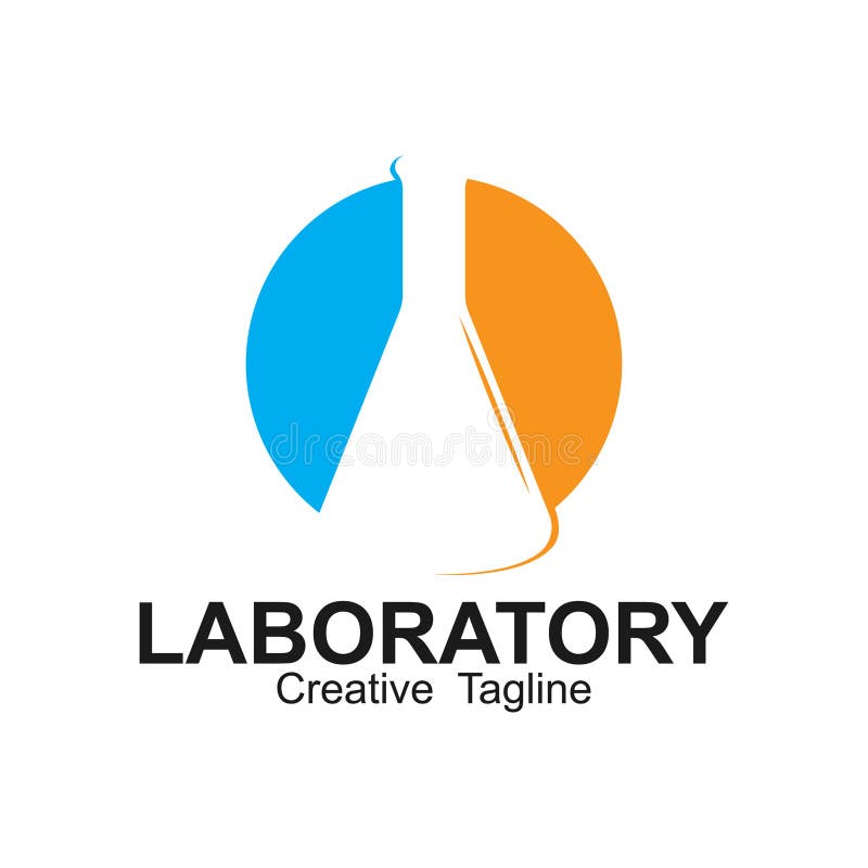 Laboratory Logo Design with Liquid Chemicals. Stock Vector ...