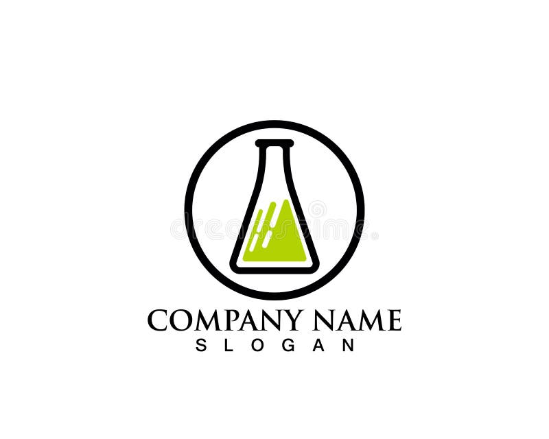 Laboratorium Logo and Symbols Vector Lab Stock Illustration ...