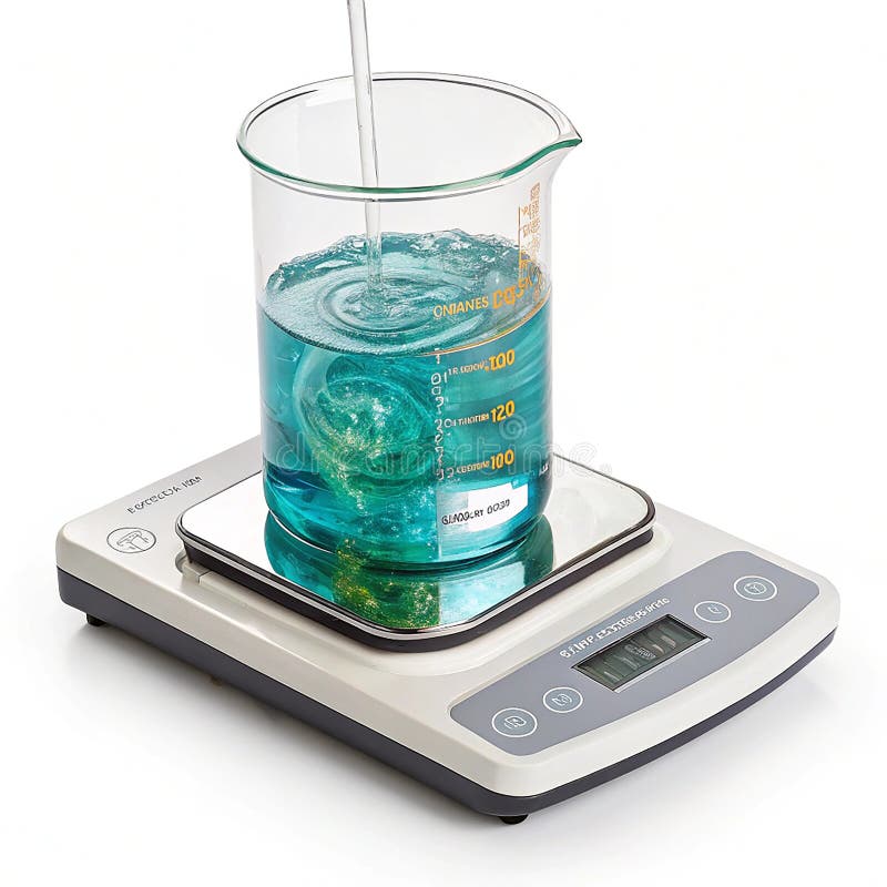 Magnetic Stirrer Mixing Chemical Solution Stock Illustration ...