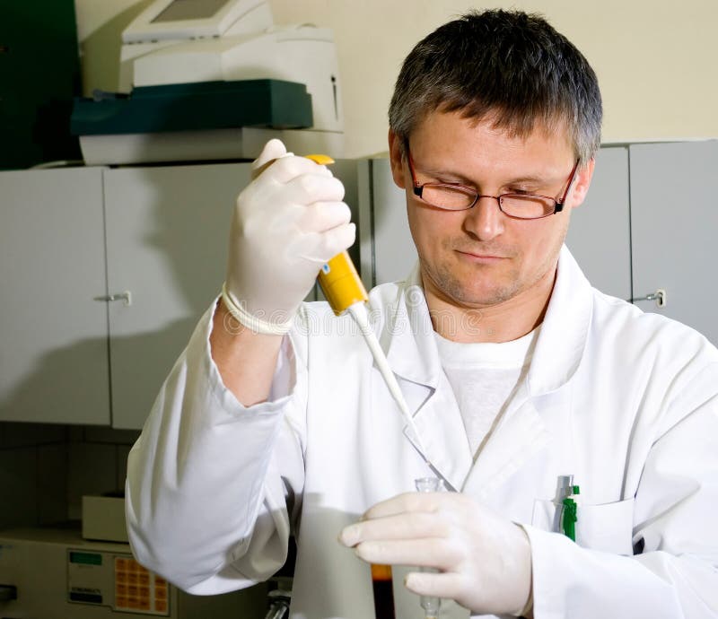 Laboratory man stock photo. Image of experimental, biologist - 2286796