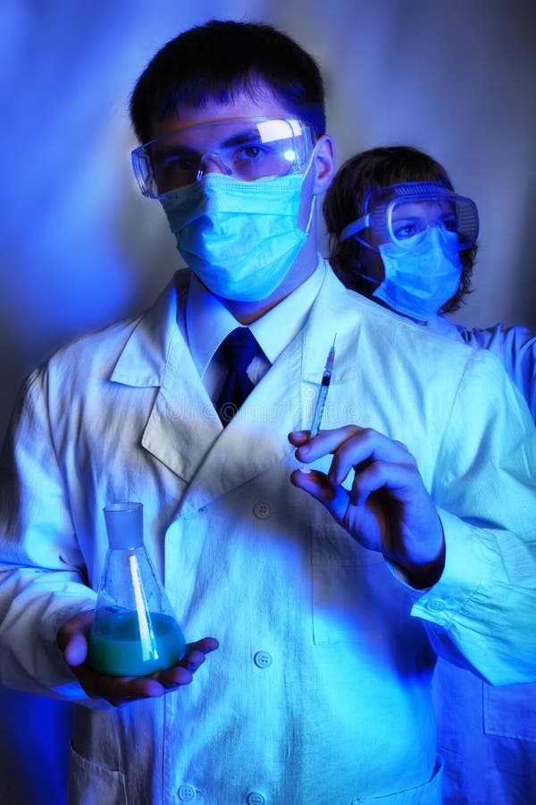 Laboratory man stock image. Image of experiment, american - 9491165