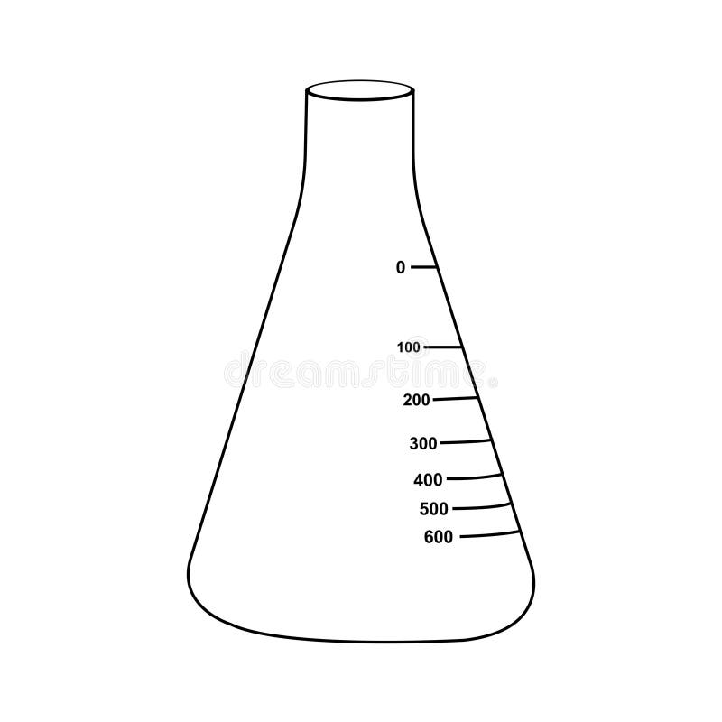 Measuring Cup. Chemistry Laboratory Equipment Logo and Icon Stock ...