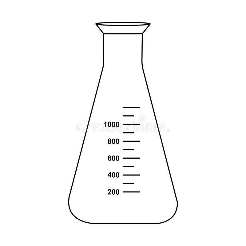 Measuring Cup. Chemistry Laboratory Equipment Logo and Icon Stock ...