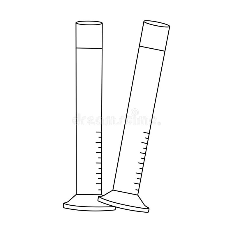 Measuring Cup. Chemistry Laboratory Equipment Logo and Icon Stock ...