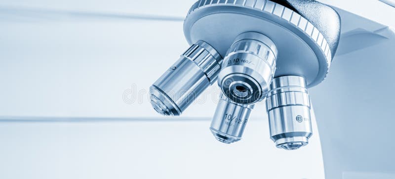 Laboratory, Microscope for Chemistry Biology Test Samples, Examining ...