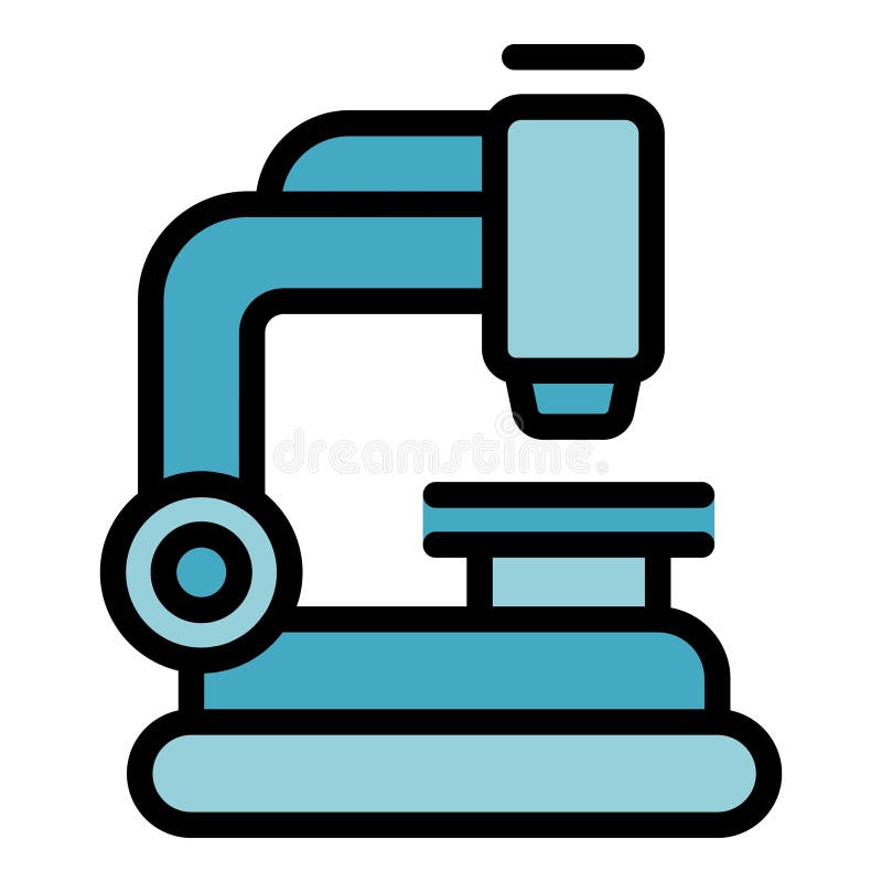 Laboratory Microscope Focusing on Sample on Glass Slide Stock ...