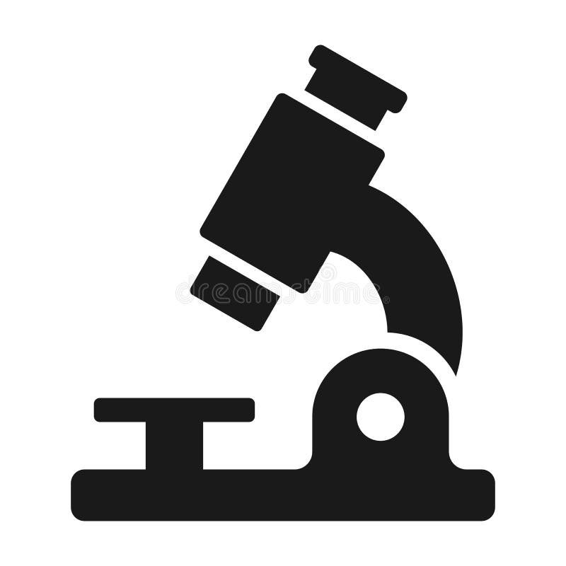 Laboratory Microscope Icon. Lab Concept Vector Illustration Stock ...