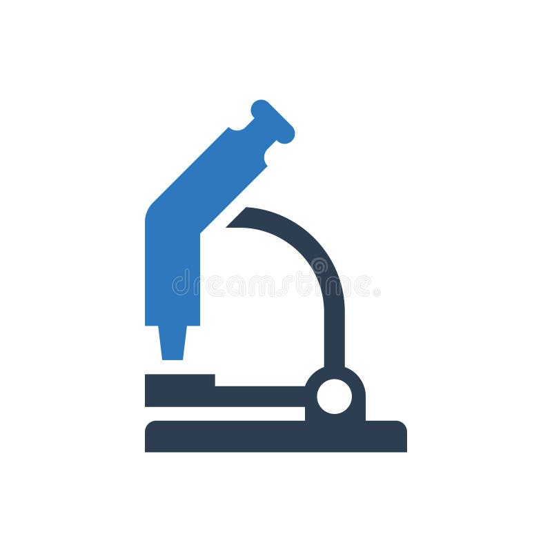 Laboratory Microscope Icon - Research Symbol Stock Vector ...