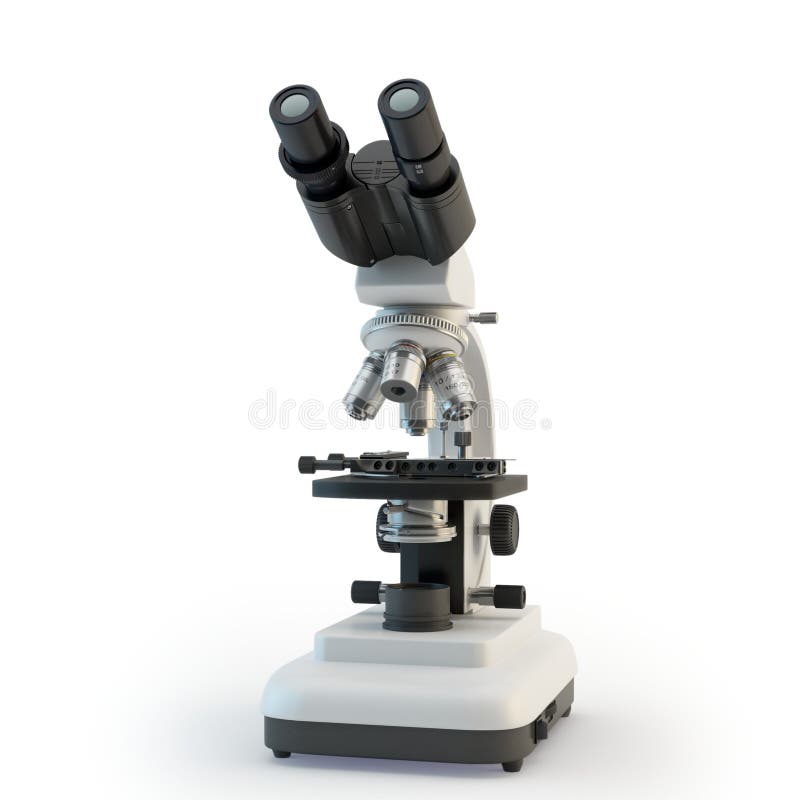 Laboratory microscope stock illustration. Illustration of chemist ...