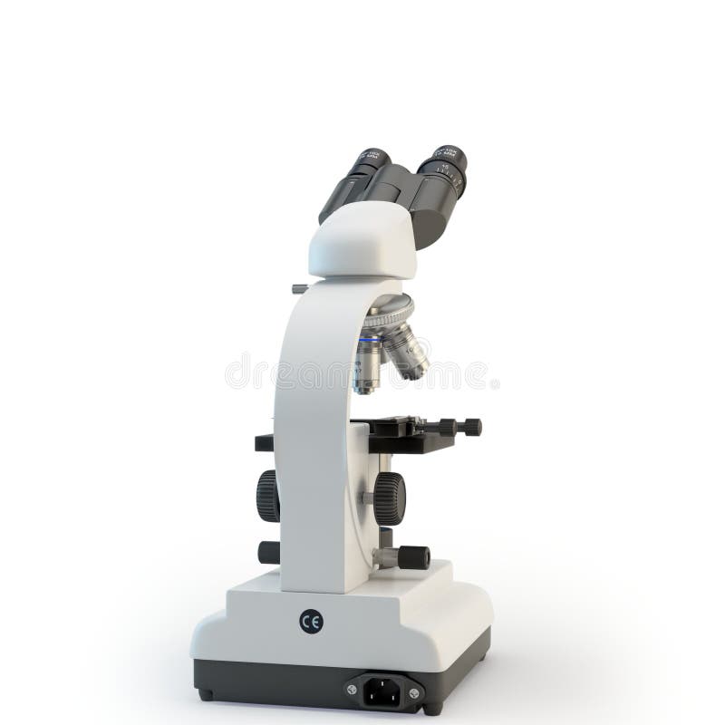 Laboratory microscope stock illustration. Illustration of medicine ...
