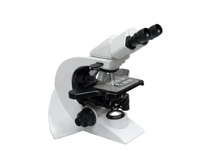 Laboratory microscope stock image. Image of isolated - 31297147