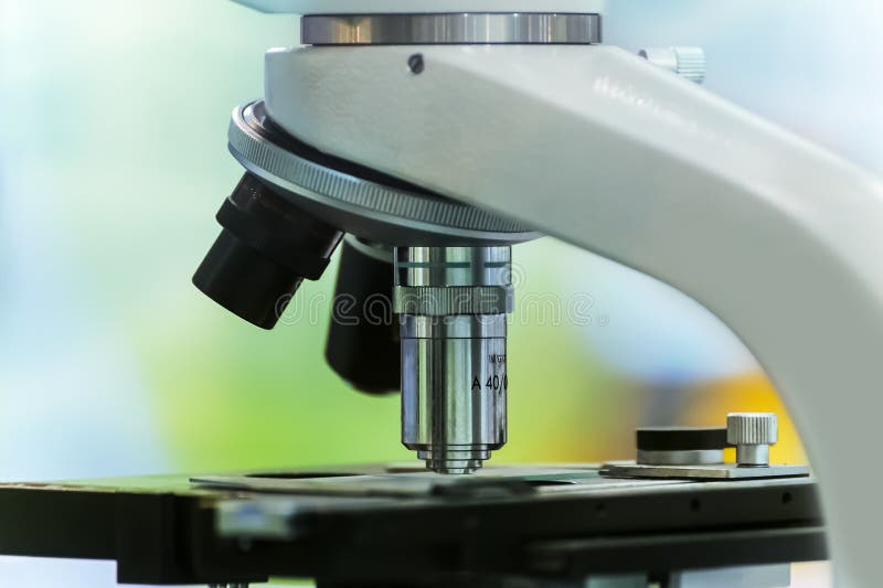 Laboratory Microscope stock image. Image of development - 44897769