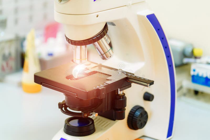 Laboratory Microscope. Scientific and Medical Research. Laboratory ...
