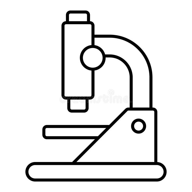 Laboratory Microscope Icon. Lab Concept Vector Illustration Stock ...