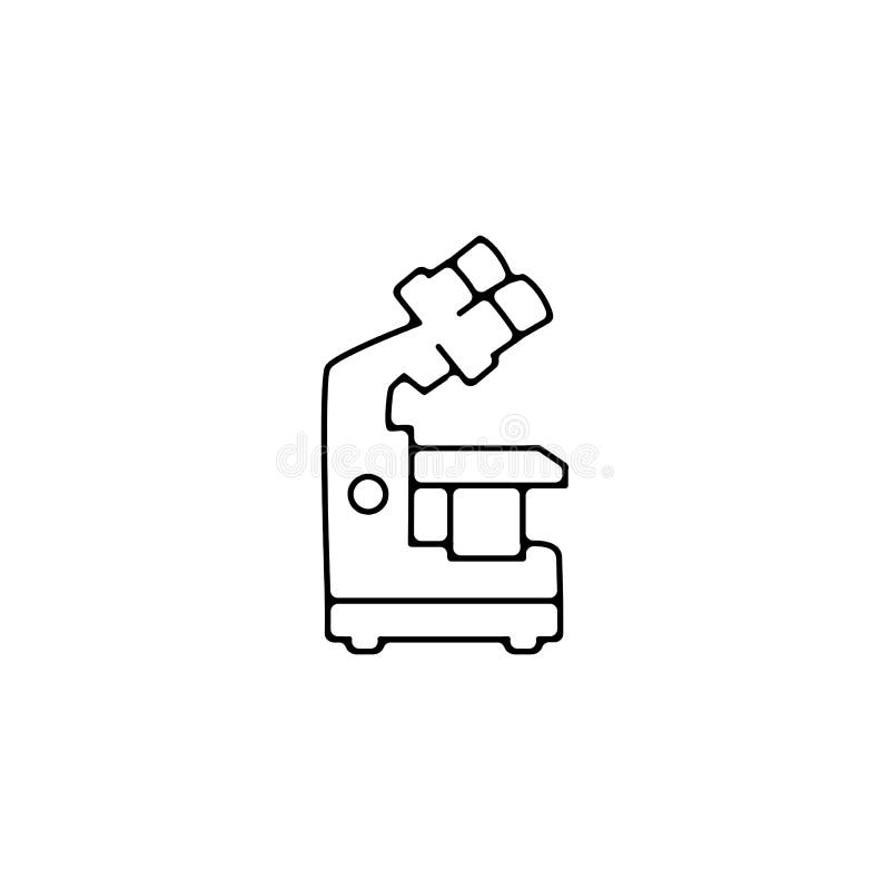 Laboratory Microscope Icon. Laboratory Microscope Thin Line Icon Stock ...