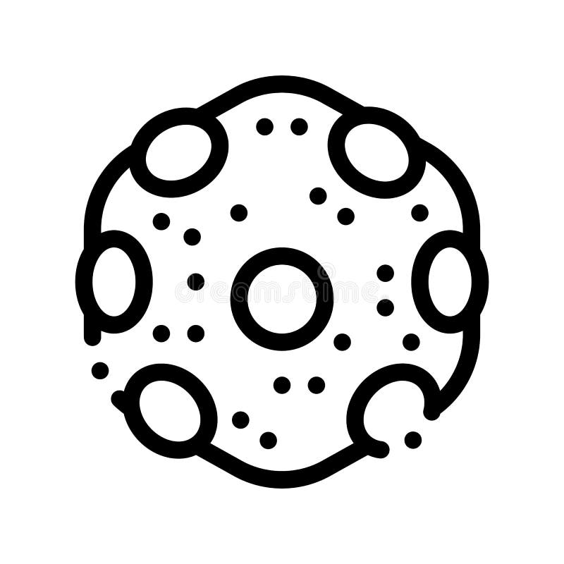 Laboratory Microscopic Bacterium Vector Sign Icon Stock Vector ...