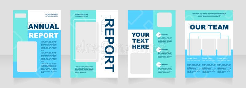 Laboratory Modern Blank Brochure Layout Design. Laboratory Tech Ingo ...