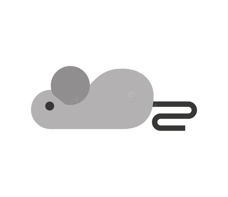 Laboratory Mouse Isolated Icon Stock Vector - Illustration of ...